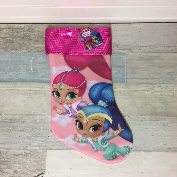 Nickelodeon | Holiday | Shimmer And Shine Pink Christmas Stocking ...